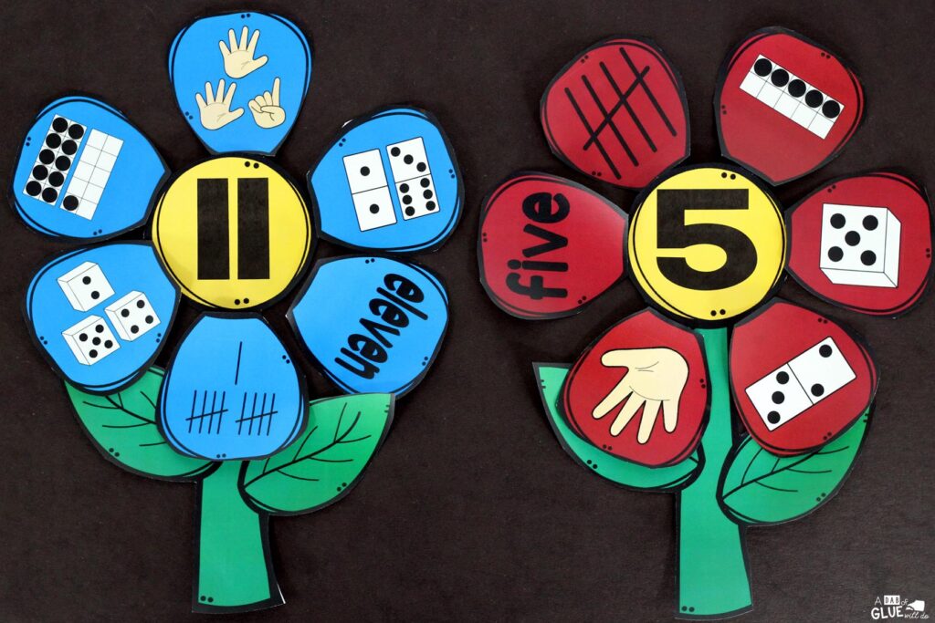 Flowers Number Match-Up