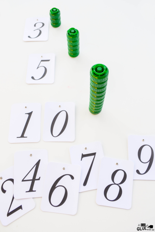 Stack a Cap Math Activity
