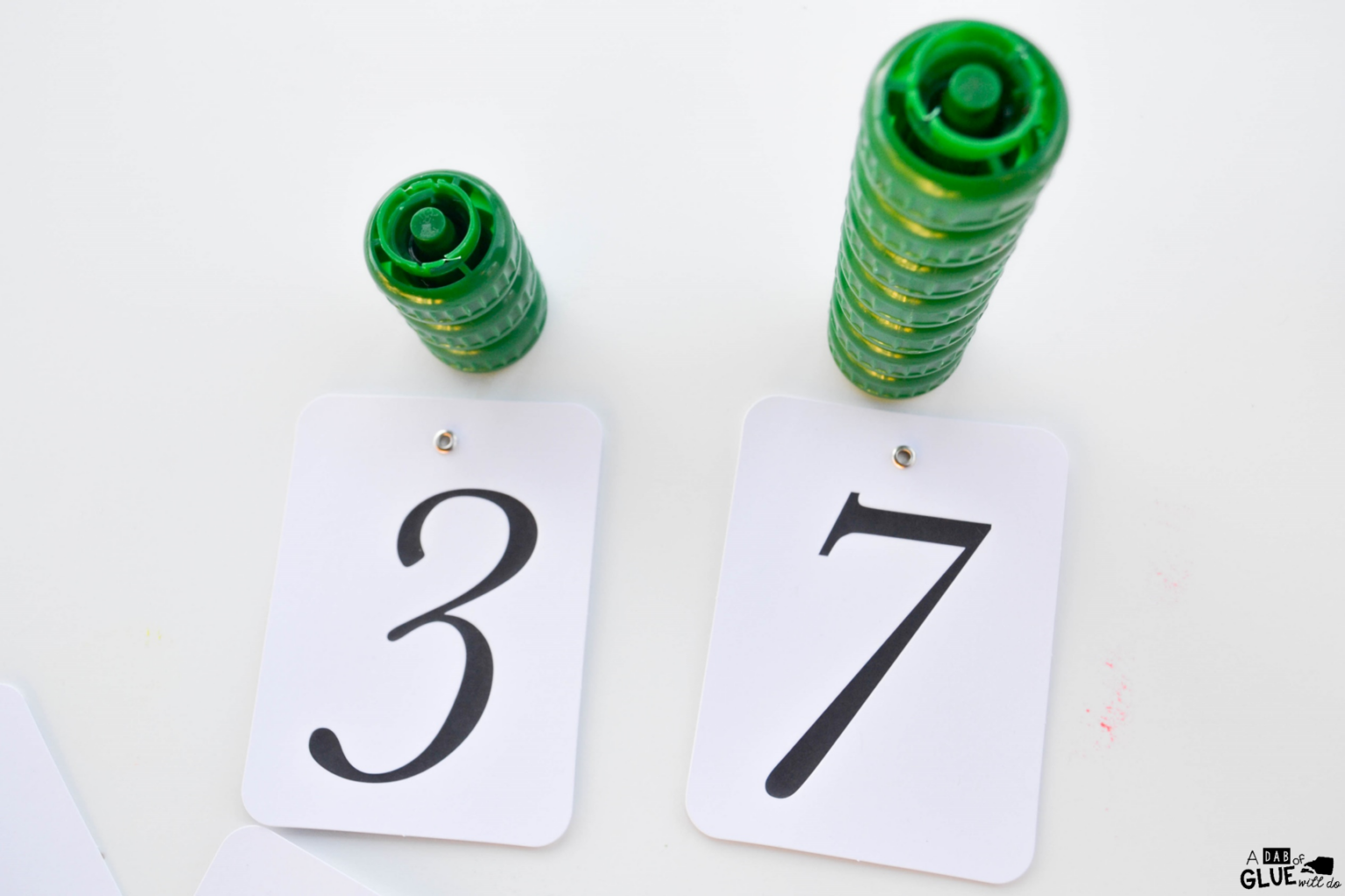 Stack a Cap Math Activity