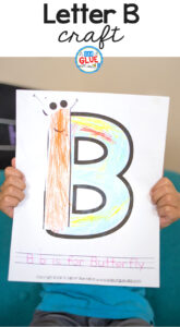 Animal Alphabet B is for Butterfly Craft