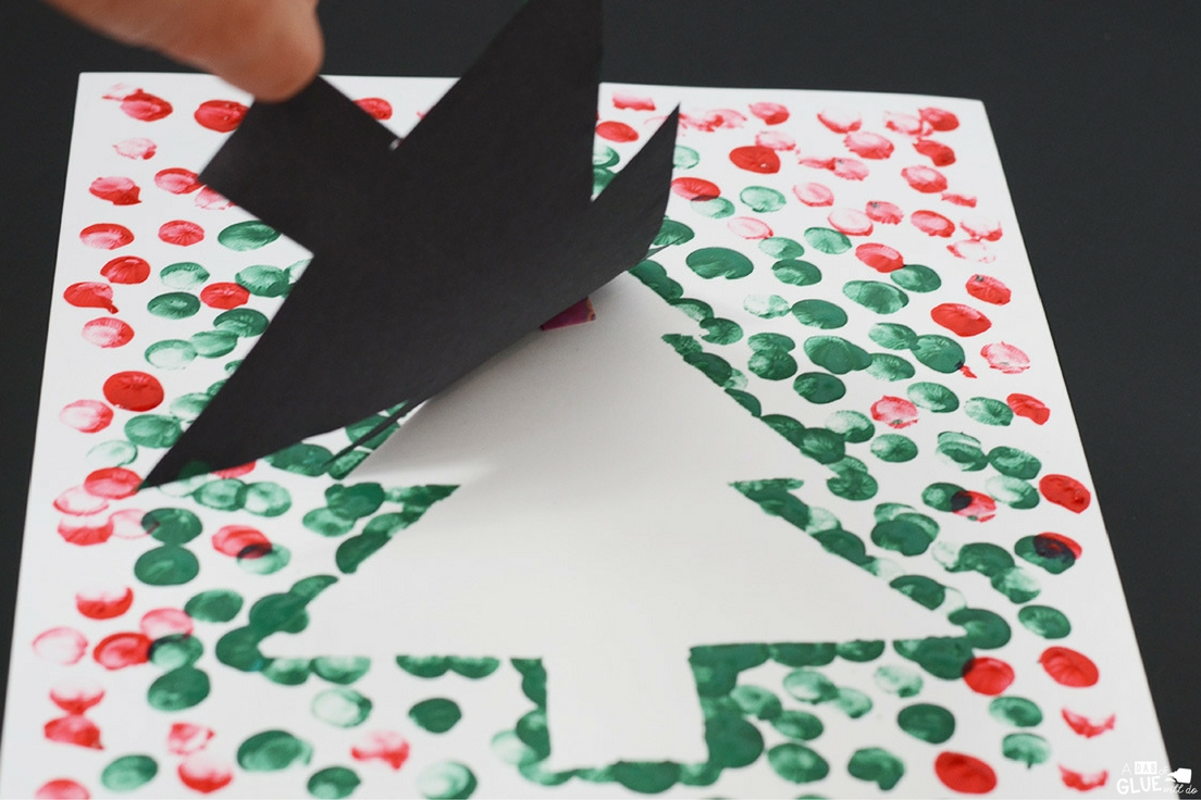Christmas Tree Thumbprint Art Craft A Dab Of Glue Will Do Christmas Tree Thumbprint Art Craft A Dab Of Glue Will Do