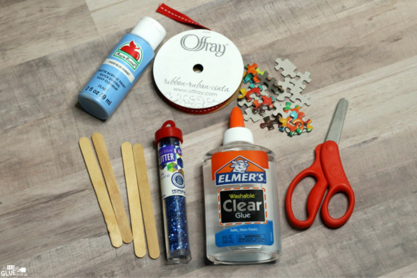 How To Make A Puzzle Piece Snowflake Ornament Craft