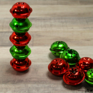 Jingle Bell Stacking STEM Activity