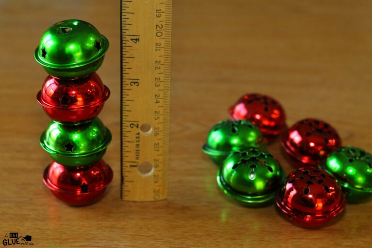 Jingle Bell Stacking STEM Activity