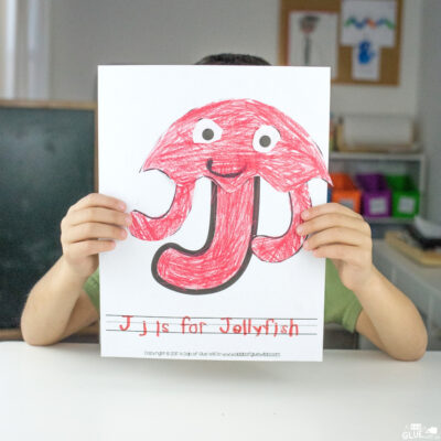 Animal Alphabet J is for Jellyfish Craft