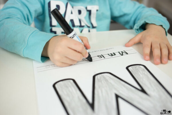 Animal Alphabet M is for Mouse Craft