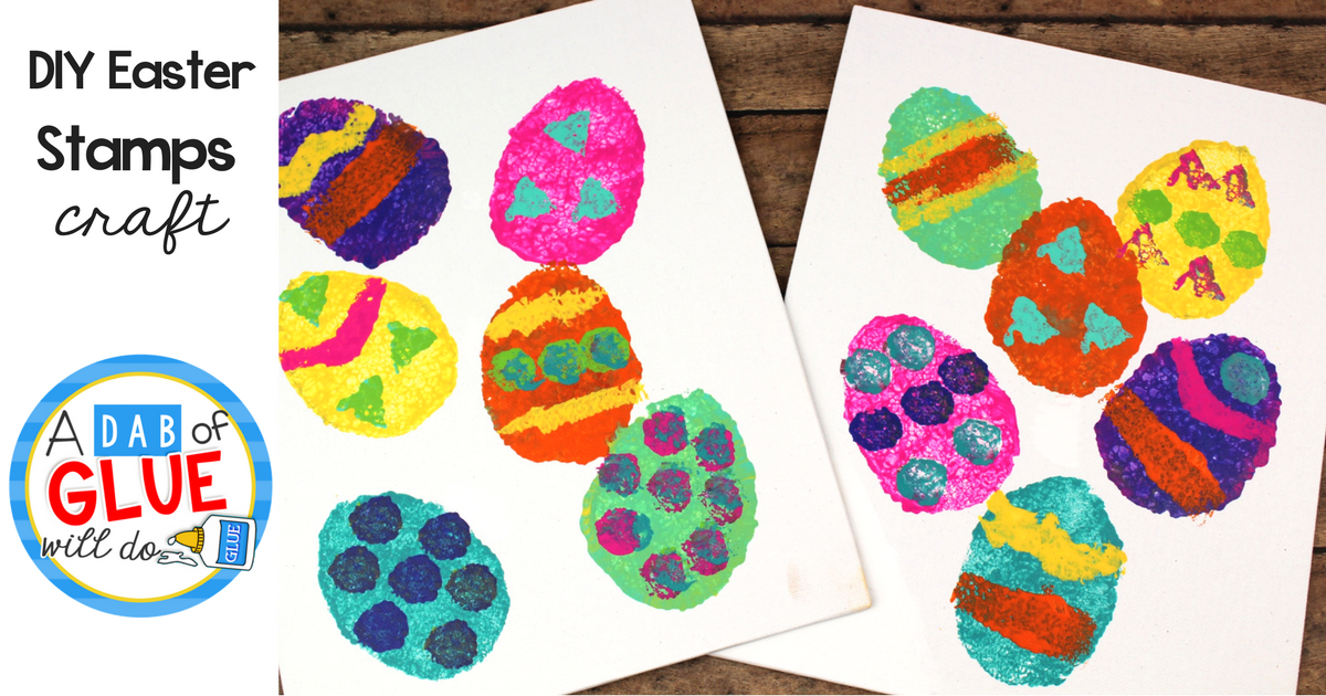 DIY Easter Stamps for Kids