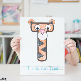 Animal Alphabet T is for Tiger Craft
