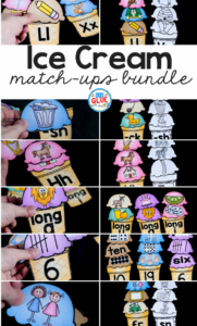 Ice Cream Sight Word Match Up