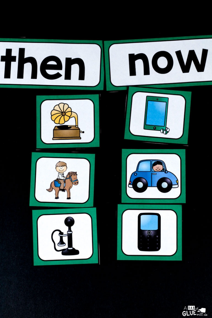 Then And Now Sort Printable Then And Now Sort Printable