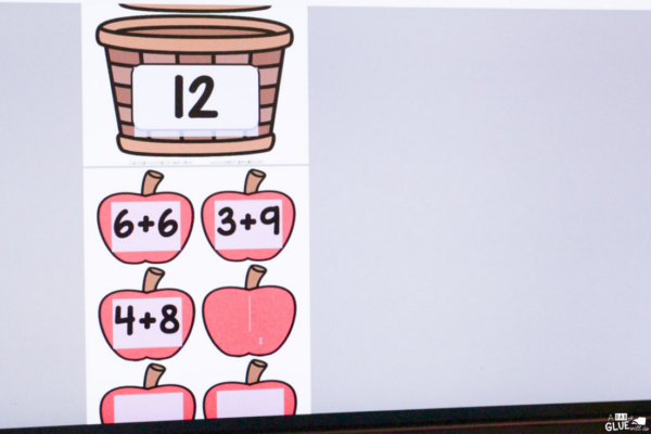 Apple Editable Addition and Subtraction Activity
