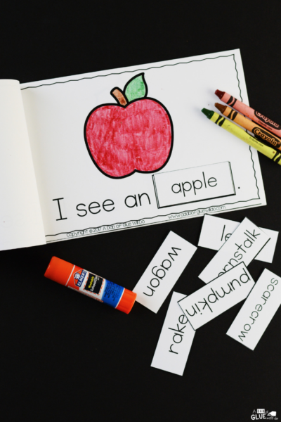 I See Fall Interactive Reader - A Dab of Glue Will Do