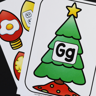 Christmas Ending Sound Match-Up - A Dab of Glue Will Do