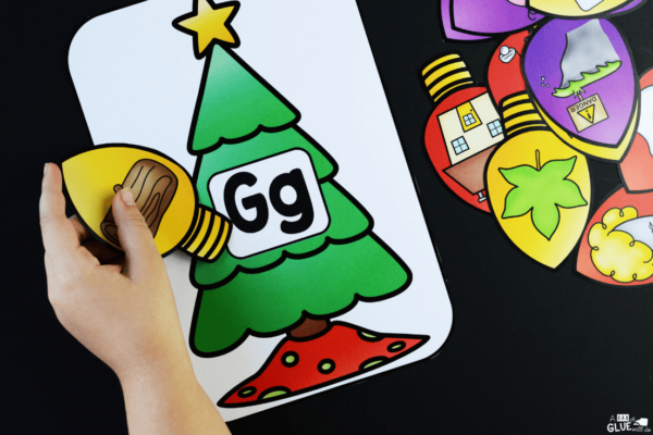 Christmas Ending Sound Match-Up - A Dab of Glue Will Do