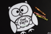 Owls: An Animal Study - A Dab of Glue Will Do