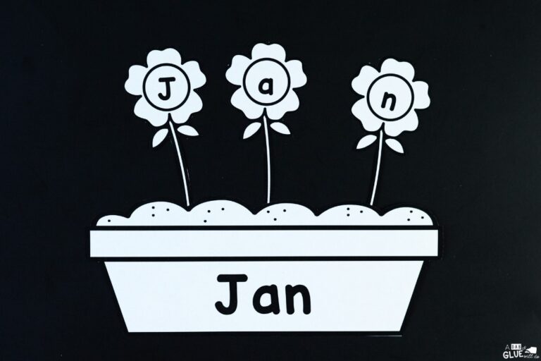 Flowers Editable Name Activity for Kids to Practice Building Their Name