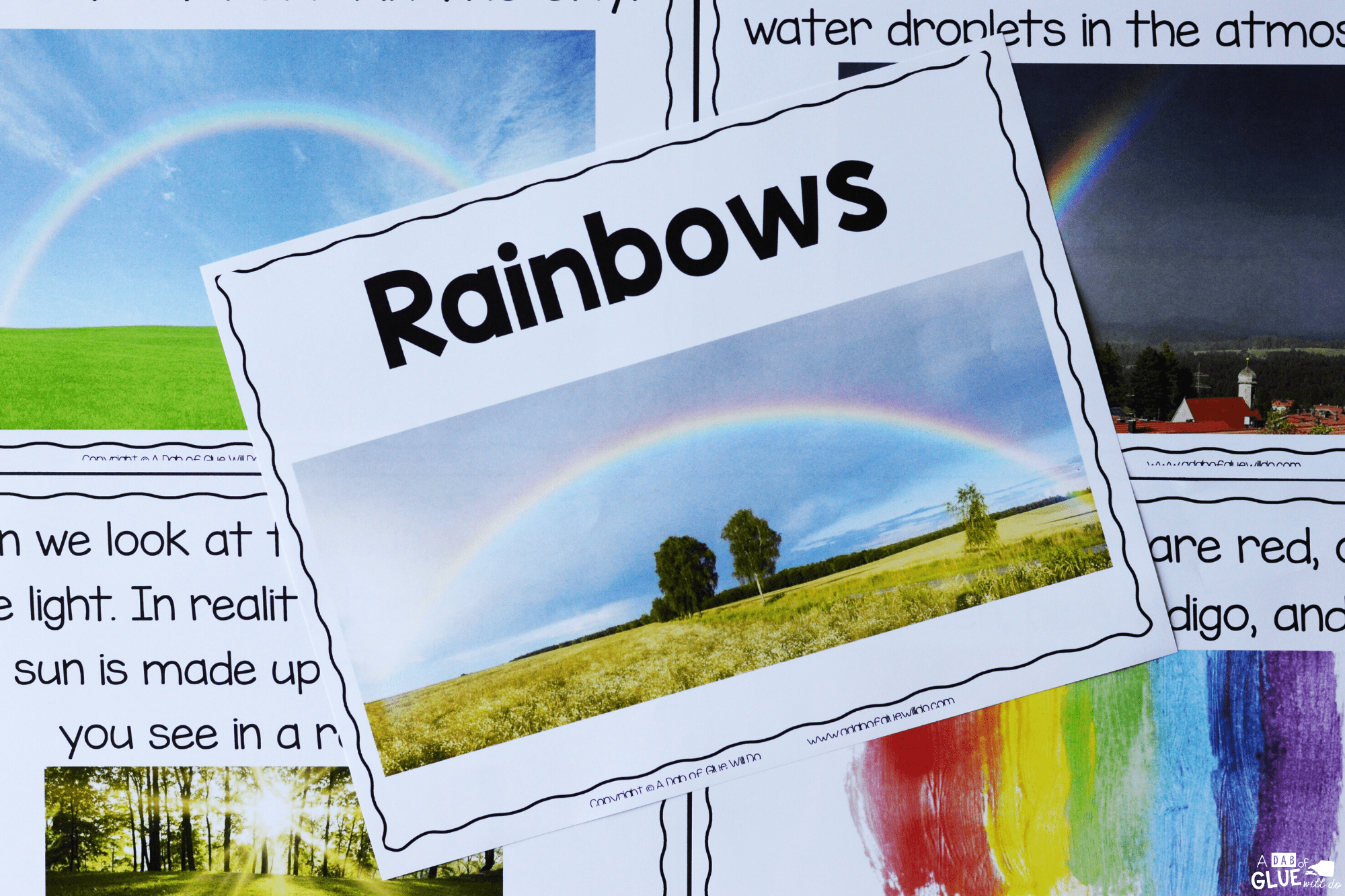 Colors and Rainbows Science Unit