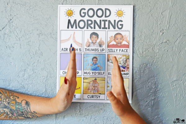 No Contact Greeting Ideas for Early Education Classrooms