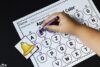 Apple Pick And Color Activity Printable | A Dab of Glue Will Do