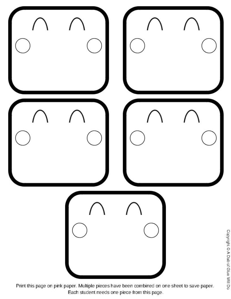 Back to School Paper Craft Activity - A Dab of Glue Will Do