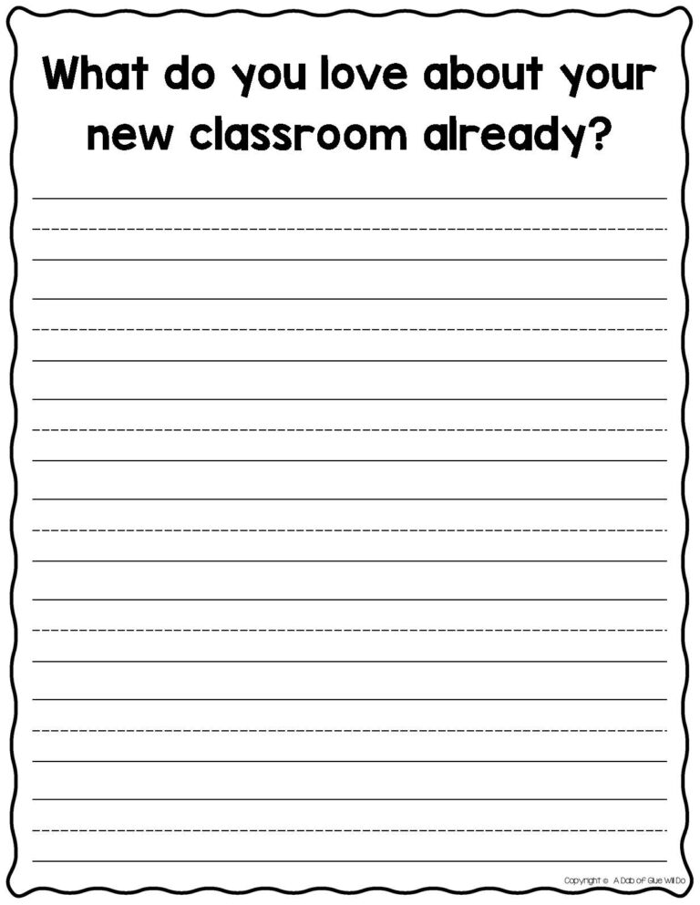 Back to School Paper Craft Activity - A Dab of Glue Will Do