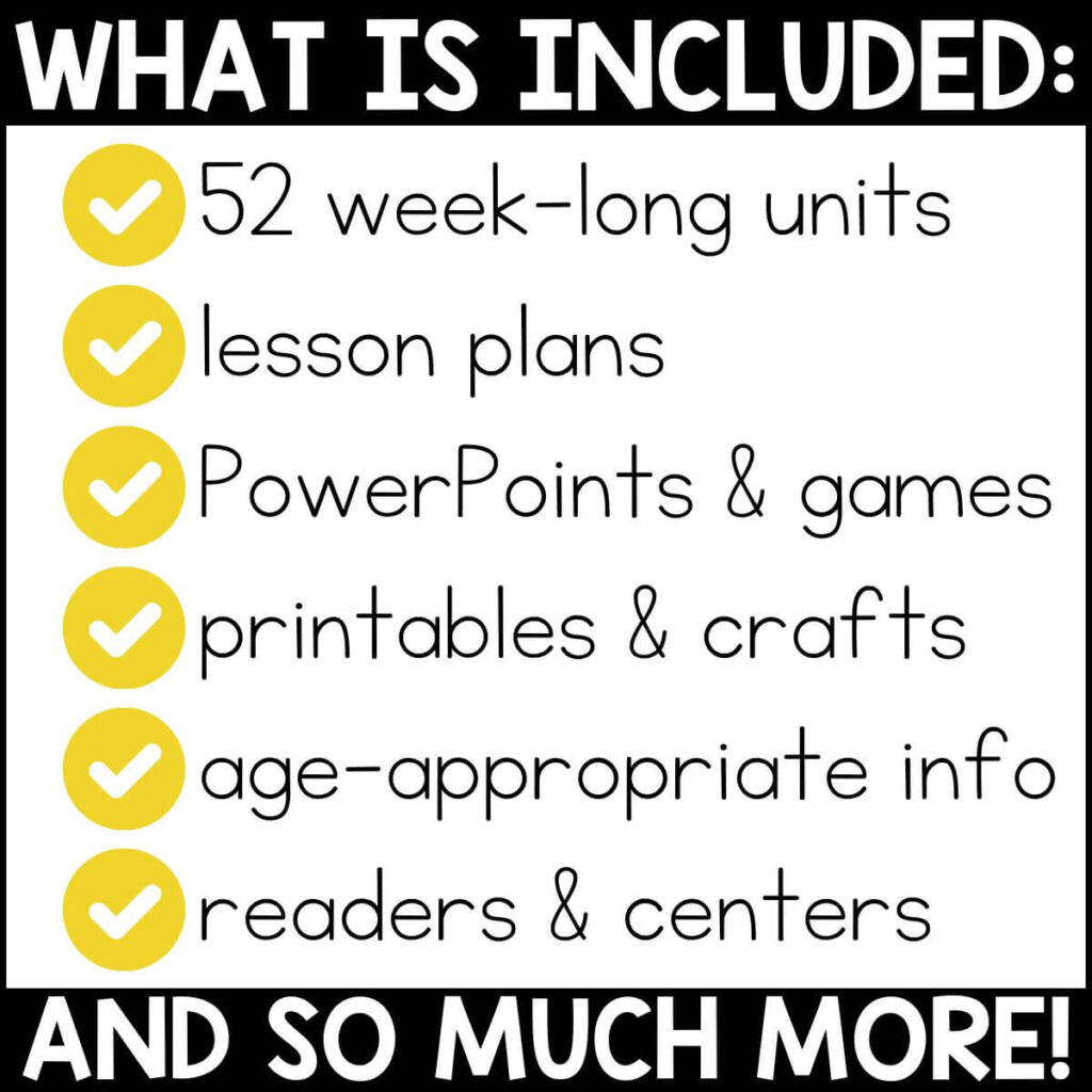 Endless Science {Growing} MEGA Bundle for Pre-K - A Dab of Glue Will Do