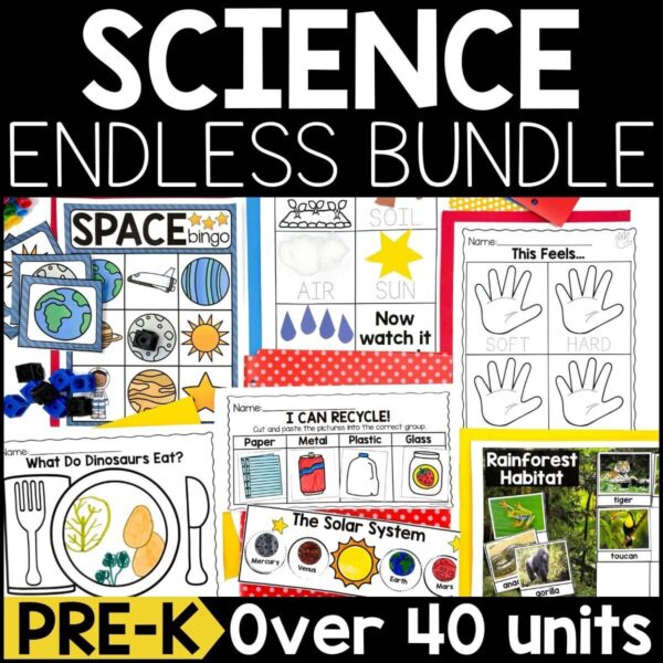 Endless Science {Growing} MEGA Bundle for Pre-K - A Dab of Glue Will Do