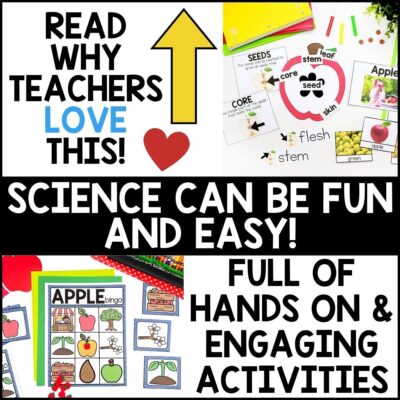Apples Science Unit for PreK - A Dab of Glue Will Do
