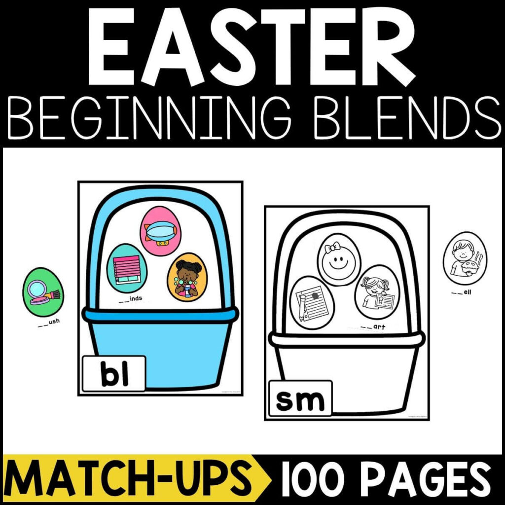Easter Blends Match-Up - A Dab of Glue Will Do