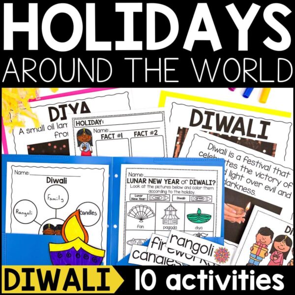 Holidays Around the World - Diwali - A Dab of Glue Will Do