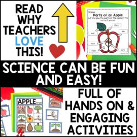 Apples Science Unit for Kindergarten - A Dab of Glue Will Do