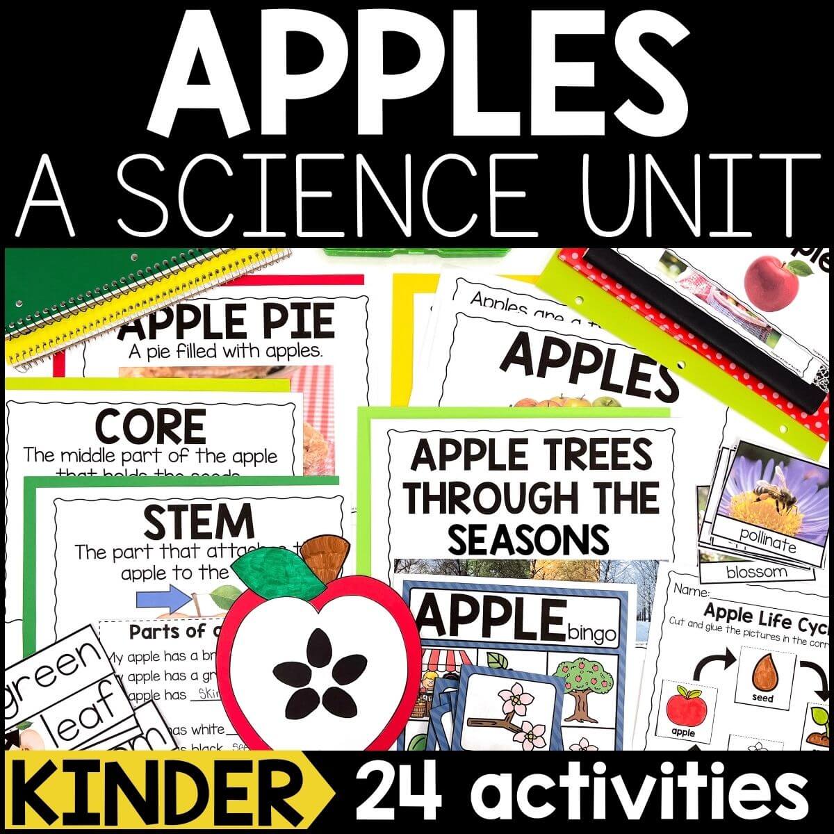 Apples Science Unit For Kindergarten A Dab Of Glue Will Do