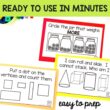 Kindergarten Daily Math Review Journal - September - A Dab of Glue Will Do