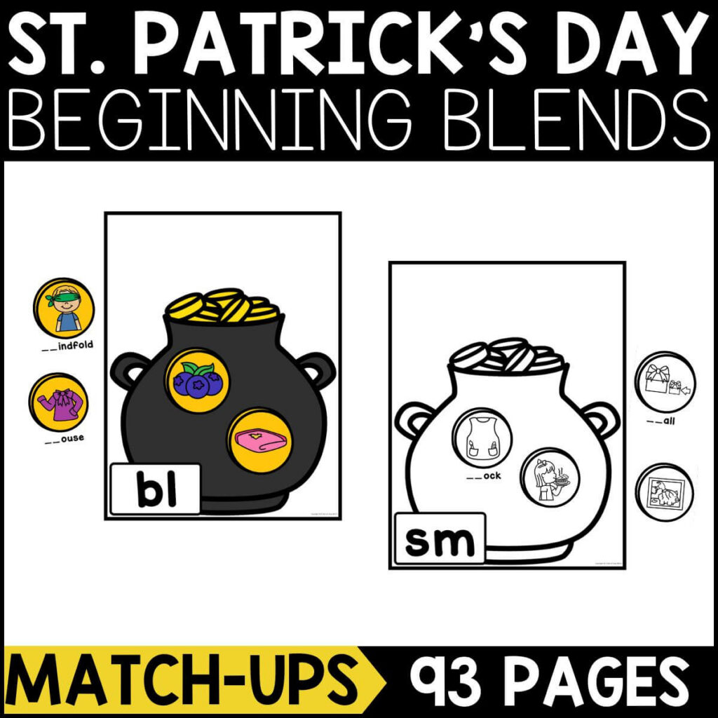 St. Patrick's Day Blends Match-Up - A Dab of Glue Will Do