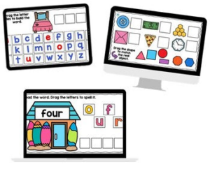 SeeSaw Math Activities FIRST GRADE Digital Bundle - A Dab of Glue Will Do