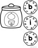 Cookie CVC Word Building Activity - A Dab of Glue Will Do