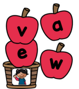 Apples CVCE Word Building Activity - A Dab of Glue Will Do
