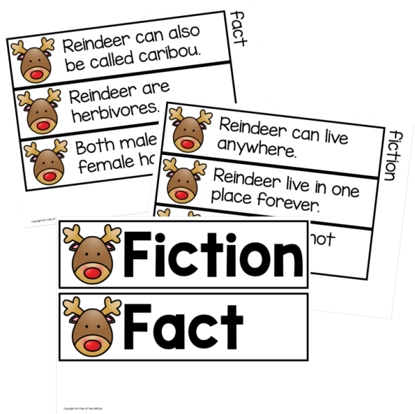 Reindeer Fact Or Fiction - A Dab of Glue Will Do