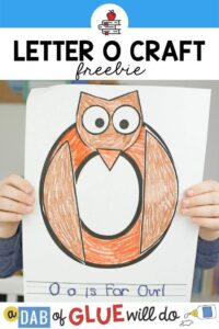 Animal Alphabet O is for Owl Craft