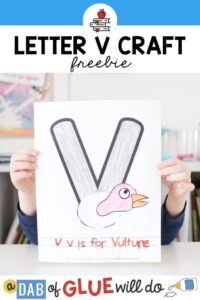 Animal Alphabet V is for Vulture Craft