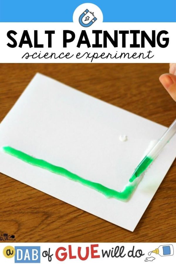 Salt Painting Science Experiment To Learn About Absorption