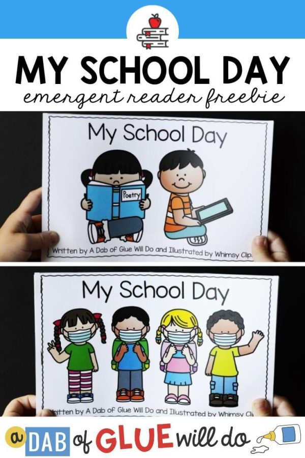 My School Day Emergent Readers | Free Printables!