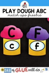 Play Dough Alphabet Match-Ups