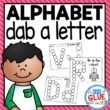 Alphabet Dab a Letter - A Dab of Glue Will Do