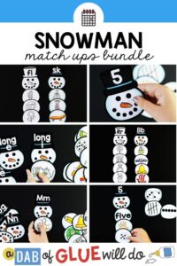 Snowman Match-Ups Bundle