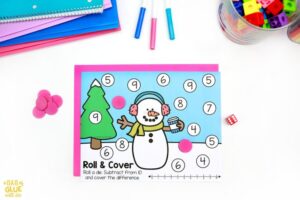1st Grade Math and Literacy Centers for January