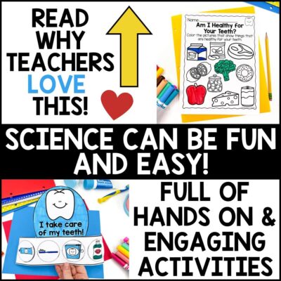 Dental Health Science Unit for Pre-K - A Dab of Glue Will Do