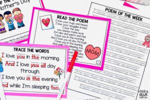 Bloom & Learn: May Kindergarten Math and Literacy Centers