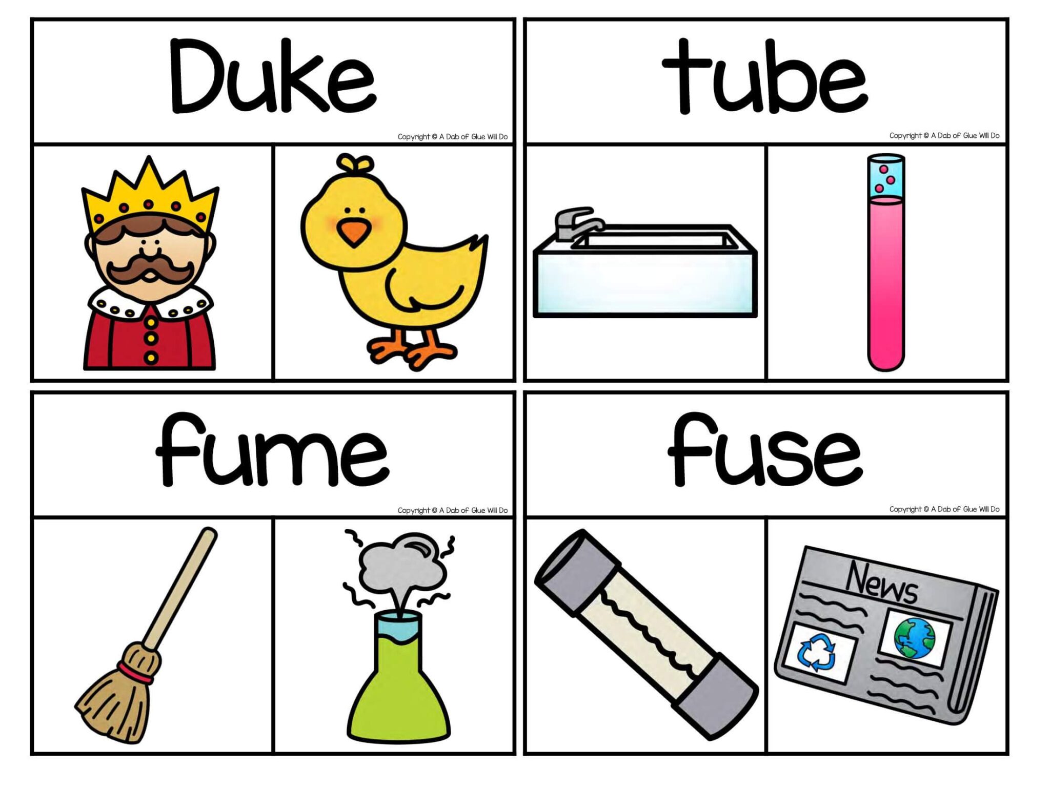 CVCe Decodable Reader Bundle - A Dab of Glue Will Do