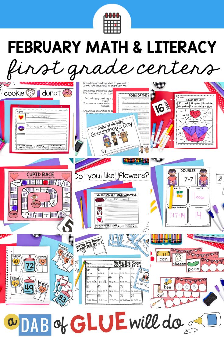 First Grade Archives - A Dab of Glue Will Do